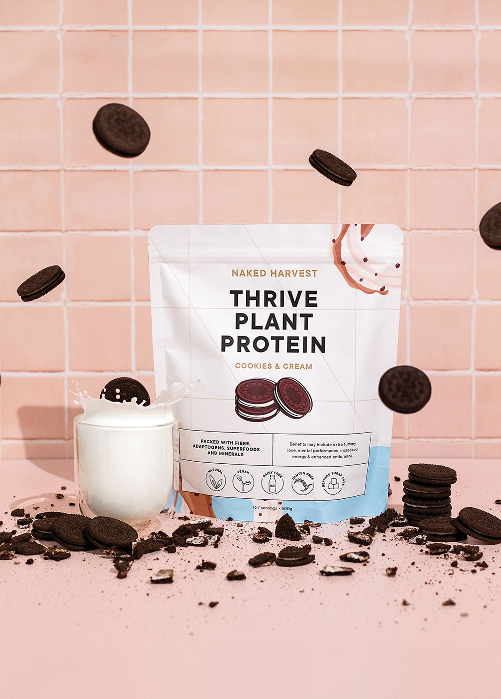 Cookies & Cream Plant Protein – Naked Harvest Supplements